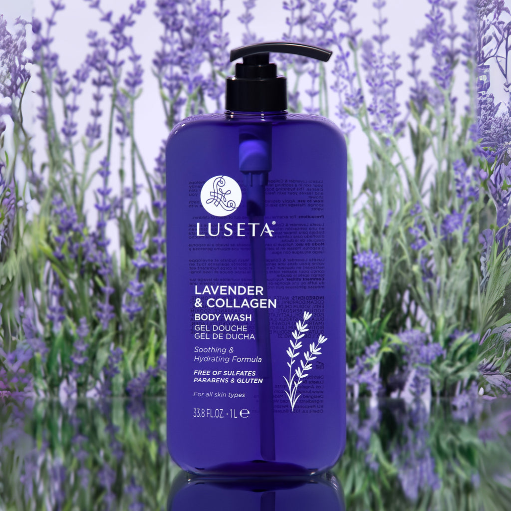 NEW Lavender & Collagen Body Wash– Luseta Beauty