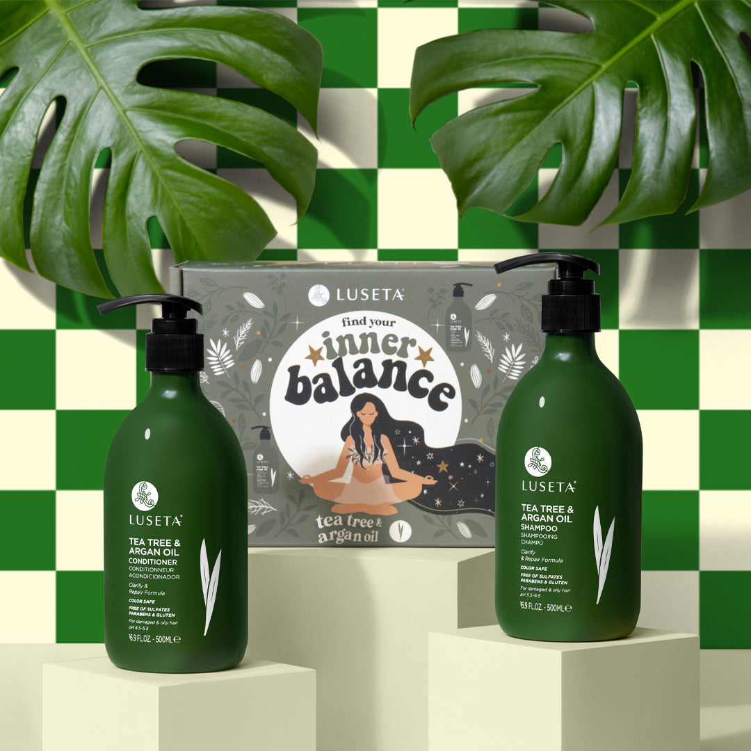 Tea Tree & Argan Oil Bundle | Luseta Beauty