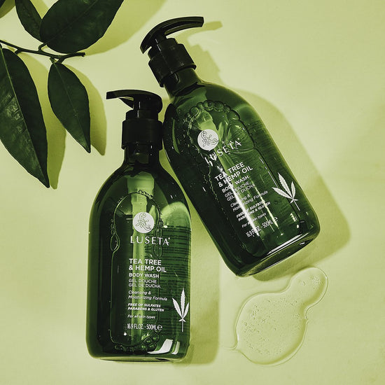 Tea Tree & Hemp Oil Body Wash | Luseta Beauty